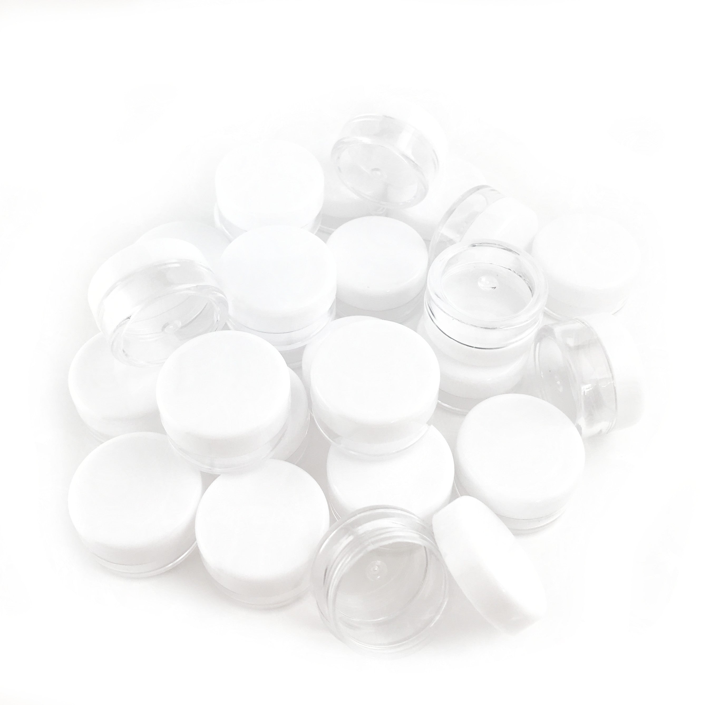 25pk 3ml Clear Sample Containers – Nail Techniques