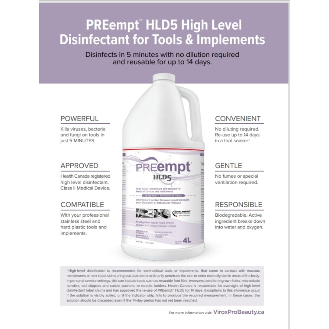 PREempt HLD5 | 3.78L – Nail Techniques