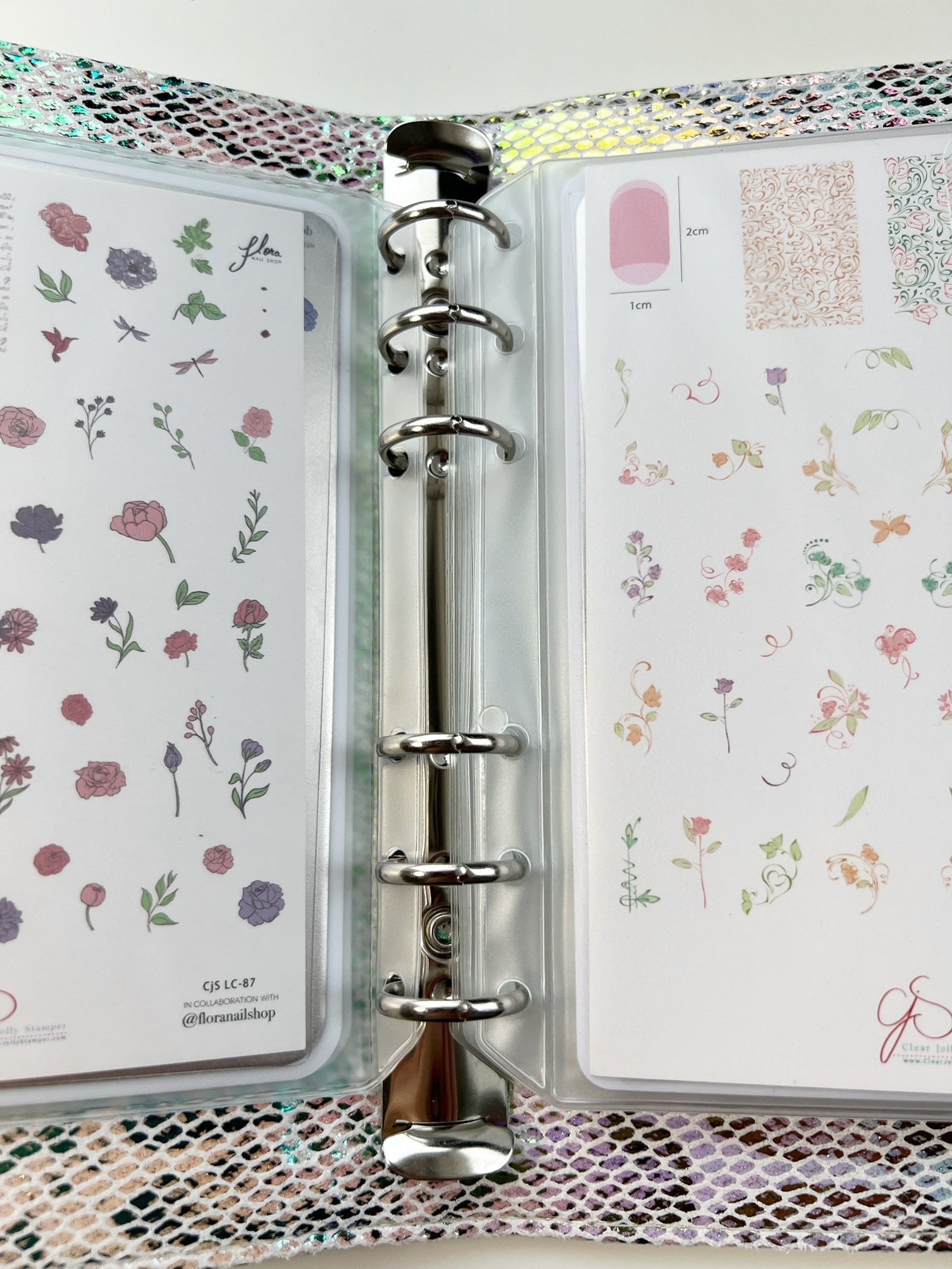 Stamping Plate Storage Binders in Snakeskin and Plaid - Large (14x9 ...